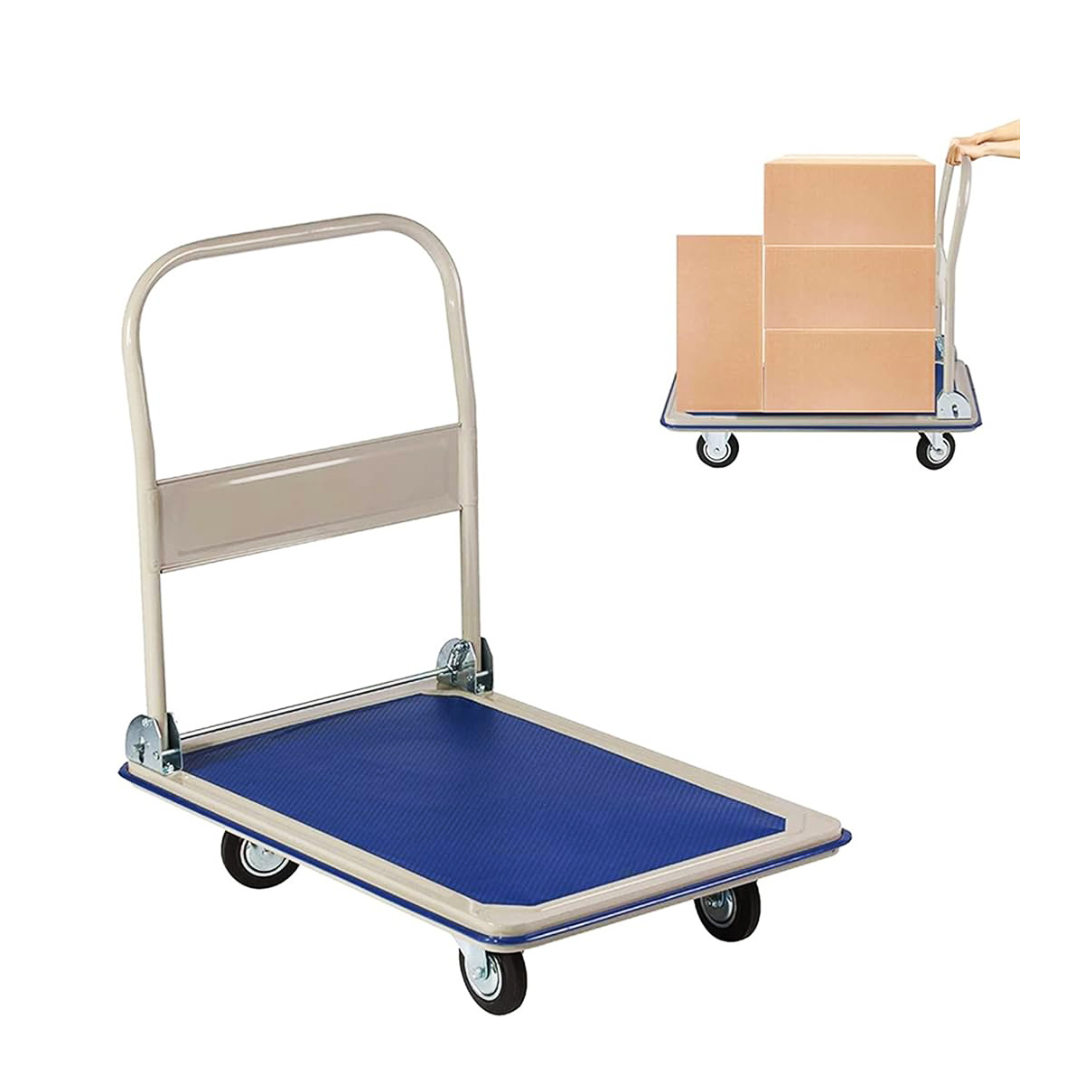 600 KG Heavy-Duty Foldable Trolley - NSCBD & CO.LTD